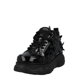 Buffalo Sneaker 'Corin' Damen Gr&ouml;&szlig;e 38 silbergrau / schwarz