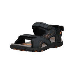 Sandale Geox "Geox Wanderschuhe Nubukleder", Herren, Gr. 42, navy, schwarz, Nubukleder, Schuhe Sandale