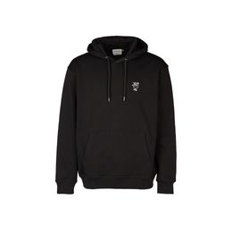 Cleptomanicx Sweatshirt 'Sketch Gull' Herren Gr&ouml;&szlig;e XXL schwarz / wei&szlig;