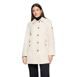 Sommerjacke Betty Barclay "Damen mit Kapuze", Damen, Gr. 36, cream, Obermaterial: 52% Polyester, 48% Baumwolle; Futter: 100% Polyester; &Auml;rmelfutter: 100% Polyester, A-Linie, Jacken