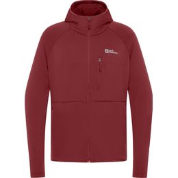Jack Wolfskin Funktionsfleecejacke Herren Gr&ouml;&szlig;e XXXL rubinrot