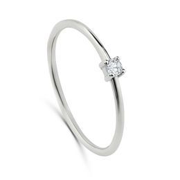 Nana Kay Ring 'Delicate Touch' Damen Gr&ouml;&szlig;e 52 silber / wei&szlig;