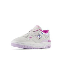 New Balance Sneaker '550' Jungen Gr&ouml;&szlig;e 40 silbergrau / hellgrau / pink
