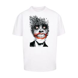 F4NT4STIC T Shirt 'Batman The Joker Bats' Herren Gr&ouml;&szlig;e 5XL dunkelgrau / rot / schwarz / wei&szlig;