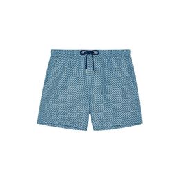 HOM Badeshorts ' Beach Boxer Espresso ' Herren Gr&ouml;&szlig;e M blau / t&uuml;rkis / rot
