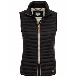 Camel Active Weste Damen Gr&ouml;&szlig;e M karamell / schwarz / eierschale