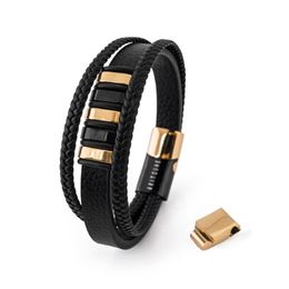 Akitsune Armband 'Fabula' Herren Gr&ouml;&szlig;e 19 cm gold