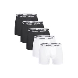 Smilodox Boxershorts 'Larry' Herren Gr&ouml;&szlig;e S schwarz / wei&szlig;