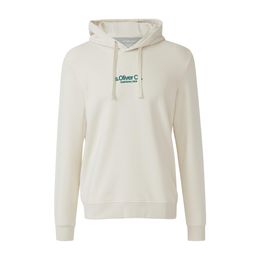s.Oliver Sweatshirt Herren Gr&ouml;&szlig;e XXL creme / dunkelgr&uuml;n
