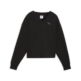 Puma Sweatshirt 'Essentials Elevated' Damen Gr&ouml;&szlig;e L schwarz