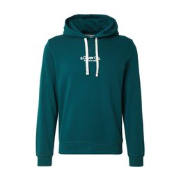 s.Oliver Sweatshirt Herren Gr&ouml;&szlig;e M smaragd / wei&szlig;