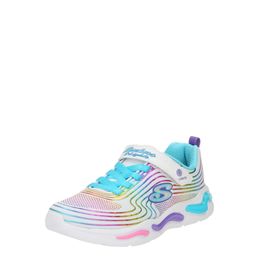 Skechers Kids Sneaker M&auml;dchen Gr&ouml;&szlig;e 35 hellblau / goldgelb / lila / wei&szlig;