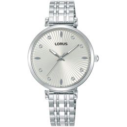 Lorus Analoguhr Damen Gr&ouml;&szlig;e One Size silber / perlwei&szlig;