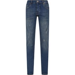 2Y Premium Jeans Herren Gr&ouml;&szlig;e 33 blue denim / braun