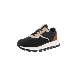 Ital-Design Sneaker Damen Gr&ouml;&szlig;e 39 beige / braun / schwarz