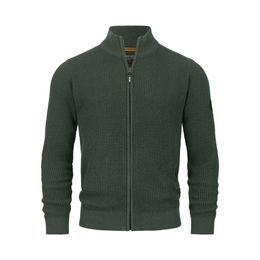 INDICODE Jeans Strickjacke Herren Gr&ouml;&szlig;e L dunkelgr&uuml;n