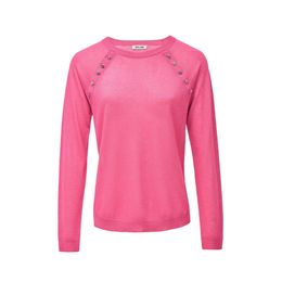 Salsa Jeans Pullover Damen Gr&ouml;&szlig;e S rosa / silber