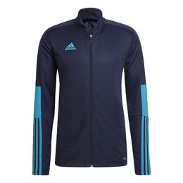 adidas Sportswear Trainingsjacke 'Tiro' Herren Gr&ouml;&szlig;e XL nachtblau / cyanblau / wei&szlig;