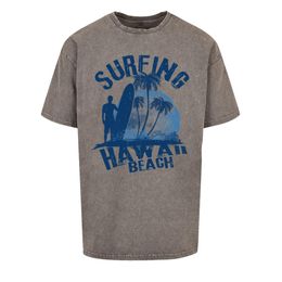 F4NT4STIC T-Shirt 'Hawaii Surf Beach Summer' Herren Gr&ouml;&szlig;e 5XL schlammfarben