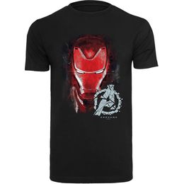 F4NT4STIC T-Shirt 'Iron Man' Herren Gr&ouml;&szlig;e M silbergrau / rot / burgunder / schwarz / wei&szlig;
