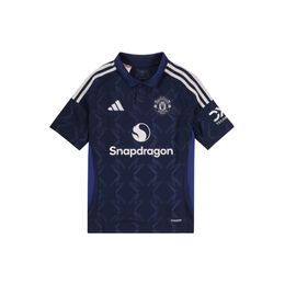 adidas Performance Funktionsshirt 'Manchester United 24/25' Jungen Gr&ouml;&szlig;e 128 blau / dunkelblau / wei&szlig;