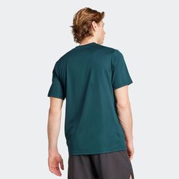 adidas Performance Funktionsshirt 'Train Essentials' Herren Gr&ouml;&szlig;e L cyanblau