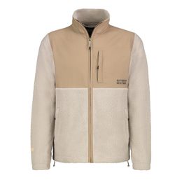 Sublevel Fleecejacke Herren Gr&ouml;&szlig;e M beige / hellbeige