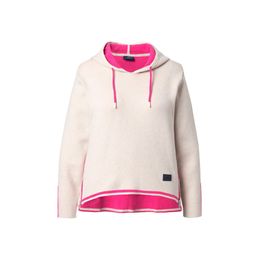 Lauras&oslash;n Pullover Damen Gr&ouml;&szlig;e M hellgrau / pink