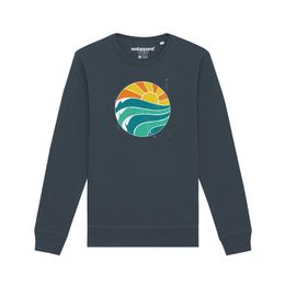 Watapparel Sweatshirt ' Summer Sun ' Herren Gr&ouml;&szlig;e XL anthrazit / mischfarben
