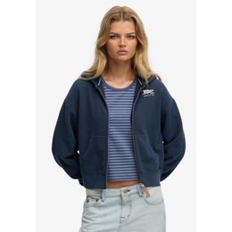 Superdry & Co Sweatjacke Damen Gr&ouml;&szlig;e 40 creme / marine