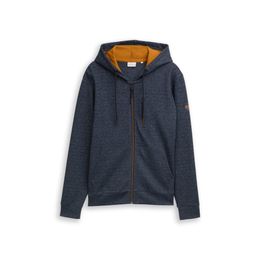 Tom Tailor Sweatjacke Herren Gr&ouml;&szlig;e XXL dunkelblau / braun