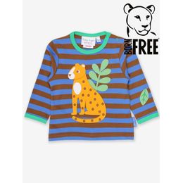 Toby tiger Shirt 'Leopard' Jungen Gr&ouml;&szlig;e 116 blau