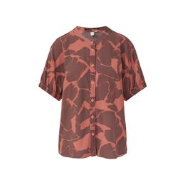 QS Bluse Damen Gr&ouml;&szlig;e L dunkelbraun / orange