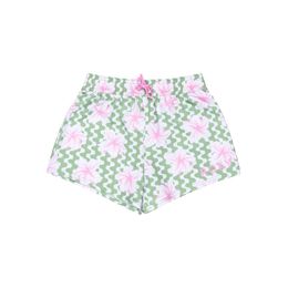 Roxy Boardshorts 'Party Waves' M&auml;dchen Gr&ouml;&szlig;e 128/134 gr&uuml;n / rosa / wei&szlig;