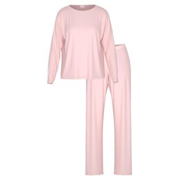 Mey Pyjama 'Pure Chic' Damen Gr&ouml;&szlig;e M rosa Winterkleid