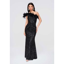 Ombre Abendkleid Damen Gr&ouml;&szlig;e 36 schwarz Winterkleid