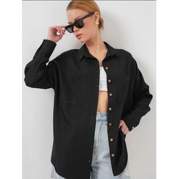 Bigdart Bluse Damen Gr&ouml;&szlig;e XXL schwarz