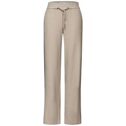 Street One Hose Damen Gr&ouml;&szlig;e 44 dunkelbeige / schwarz