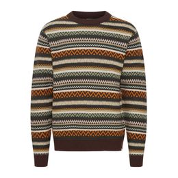 !Solid Pullover 'Gardar' Herren Gr&ouml;&szlig;e L braun / mischfarben