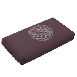 YOGISTAR.COM Kissen Herren Gr&ouml;&szlig;e one size beere / wei&szlig;