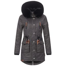 Navahoo Parka Damen Gr&ouml;&szlig;e L anthrazit Winterjacke