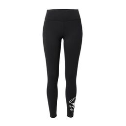 Converse Leggings Damen Gr&ouml;&szlig;e XXS schwarz / wei&szlig;