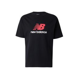 New Balance T-Shirt 'Athletics' Herren Gr&ouml;&szlig;e XXL knallrot / schwarz / wei&szlig;