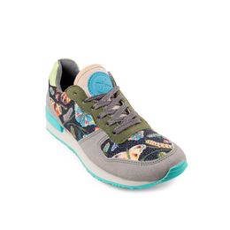 Inkkas Sneaker low 'Inkkas Flutterby Sneaker &ndash; Handgefertigter Damen-Sneaker aus veganem &bdquo;Wildleder&ldquo;' Damen Gr&ouml;&szlig;e 37 bunt