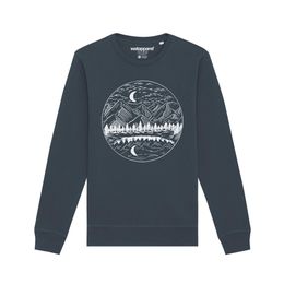 Watapparel Sweatshirt Herren Gr&ouml;&szlig;e S anthrazit / wei&szlig;