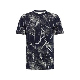 s.Oliver T-Shirt Herren Gr&ouml;&szlig;e L navy / offwhite