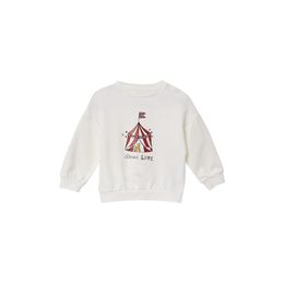 s.Oliver Sweatshirt M&auml;dchen Gr&ouml;&szlig;e 92 creme / rot / schwarz