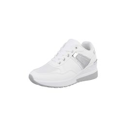 Ital-Design Sneaker Damen Gr&ouml;&szlig;e 36 silber / wei&szlig;