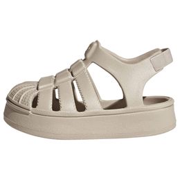 adidas originals Sandale 'Superstar' Jungen Gr&ouml;&szlig;e 25.5 beige