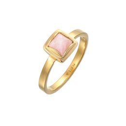 Elli Premium Ring Damen Gr&ouml;&szlig;e 56 gold / rosa